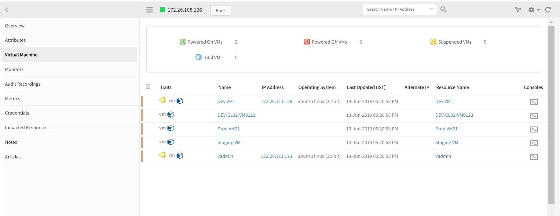 Virtualization Monitoring with OpsRamp