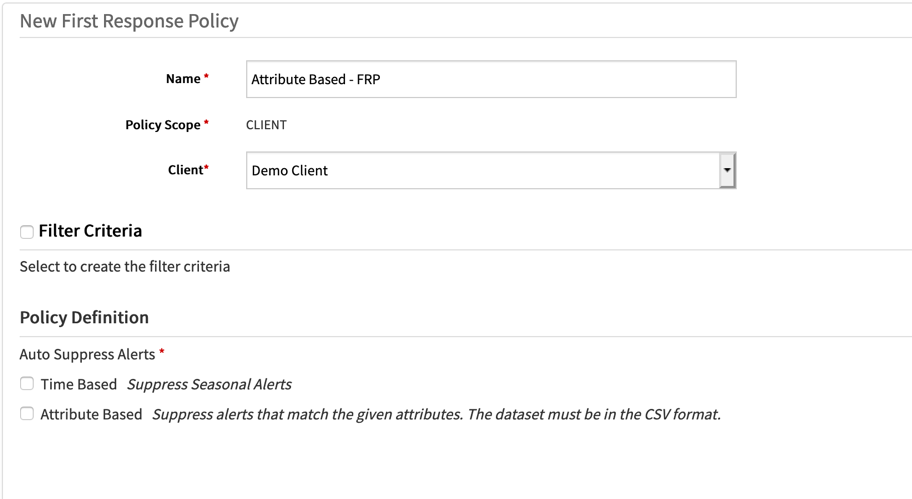 Reduce Alert Volume and Gain Timely Event Insights with First-Response Policies