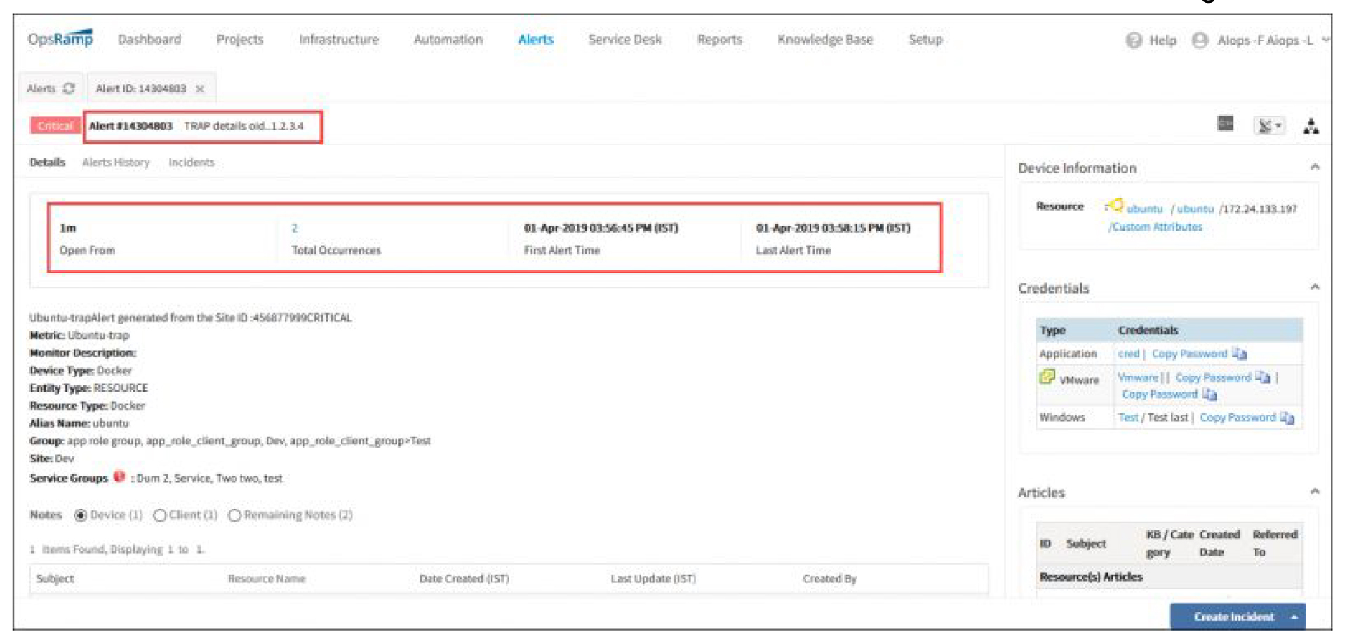 OpsRamp April 2019: Alert Management, Cloud Monitoring, and APIs